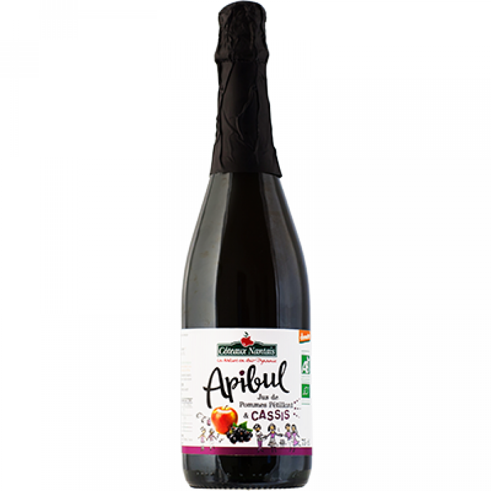 Apibul cassis 75cl - Boisson pétillante bio - Course en ligne Cashbio