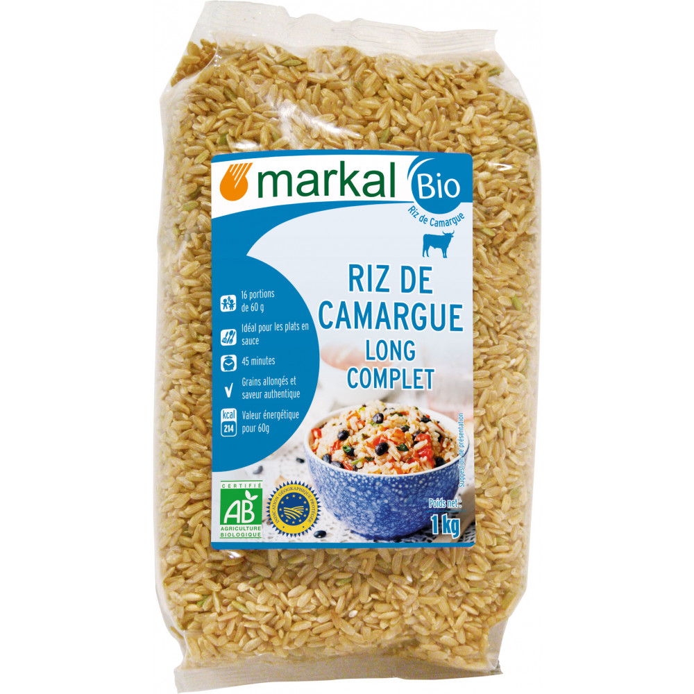Riz bio long complet d'Italie 1kg - Course en ligne Cashbio