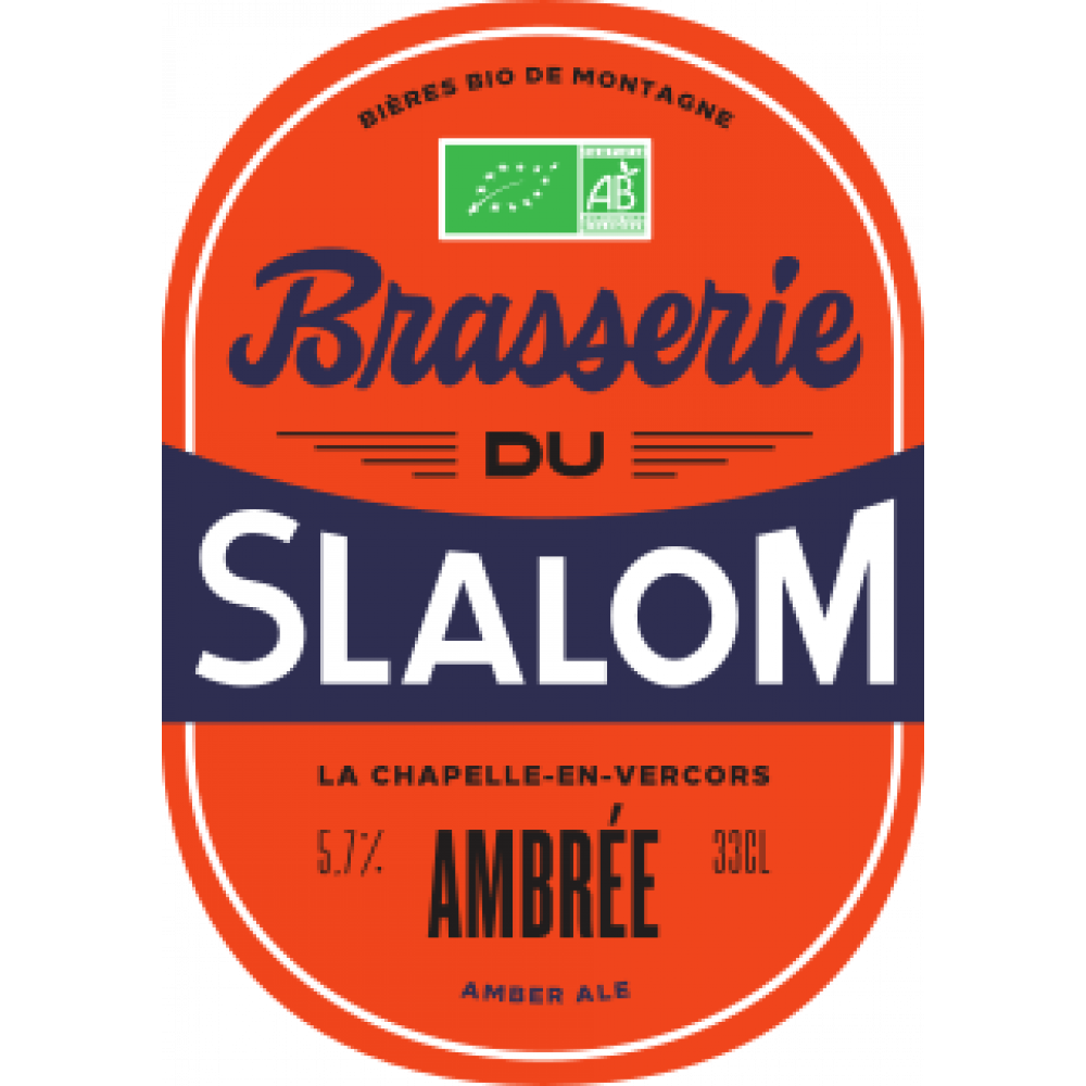 Bière ambrée Slalom - 33cl - Course en ligne Cashbio