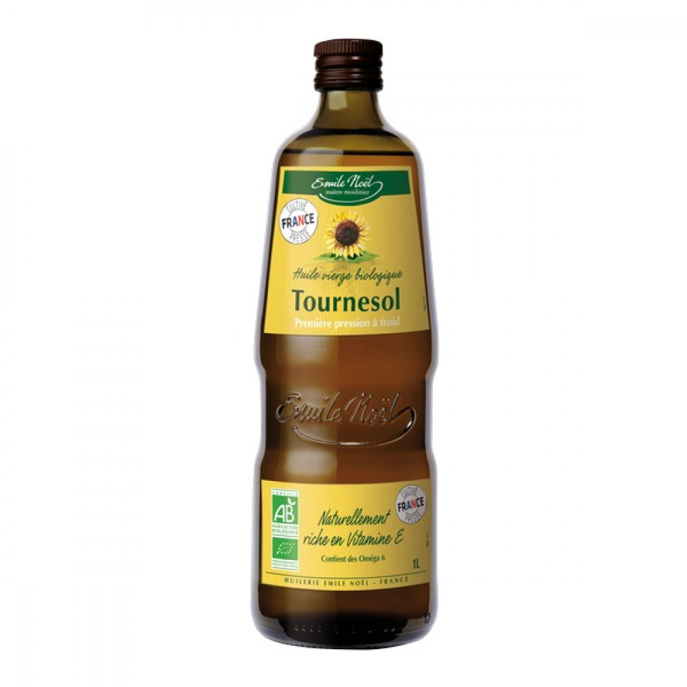 Huile de tournesol bio 1L - Course en ligne Cashbio