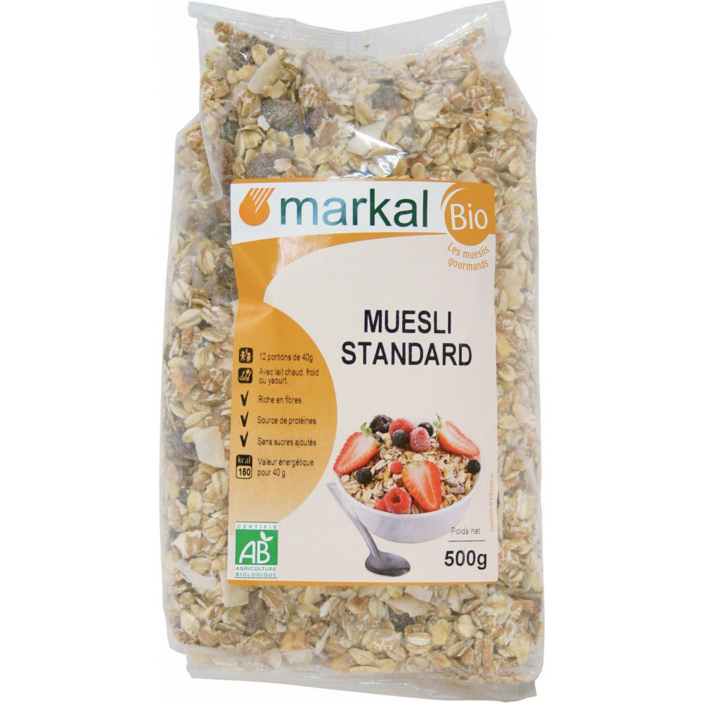 Muesli céréale standard 500g - Course en ligne Cashbio